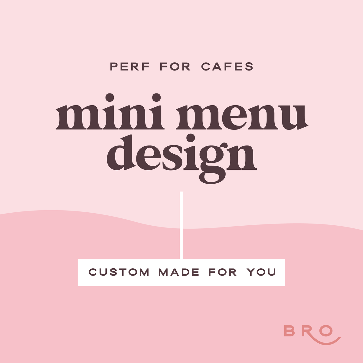 Mini Menu Design | Brodi-Rose Creative Co